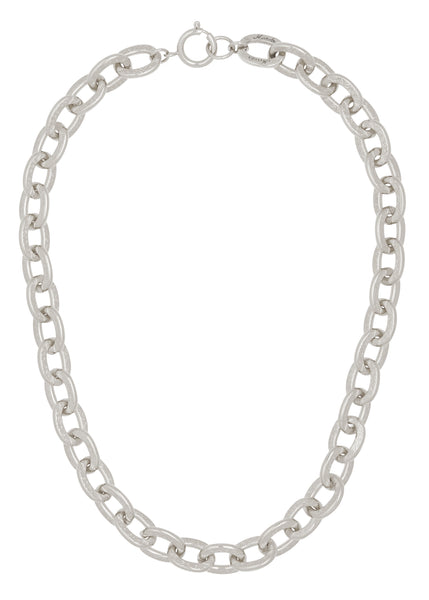 Archive Scroll Chain Necklace in Silver – Mondo Mondo