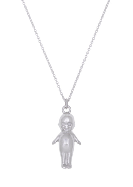 Baby Diamonds Necklace in Silver – Mondo Mondo