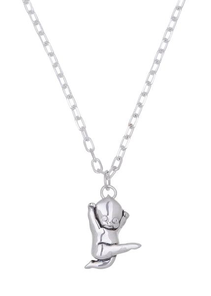 Flying Diamond Baby Necklace in Silver – Mondo Mondo